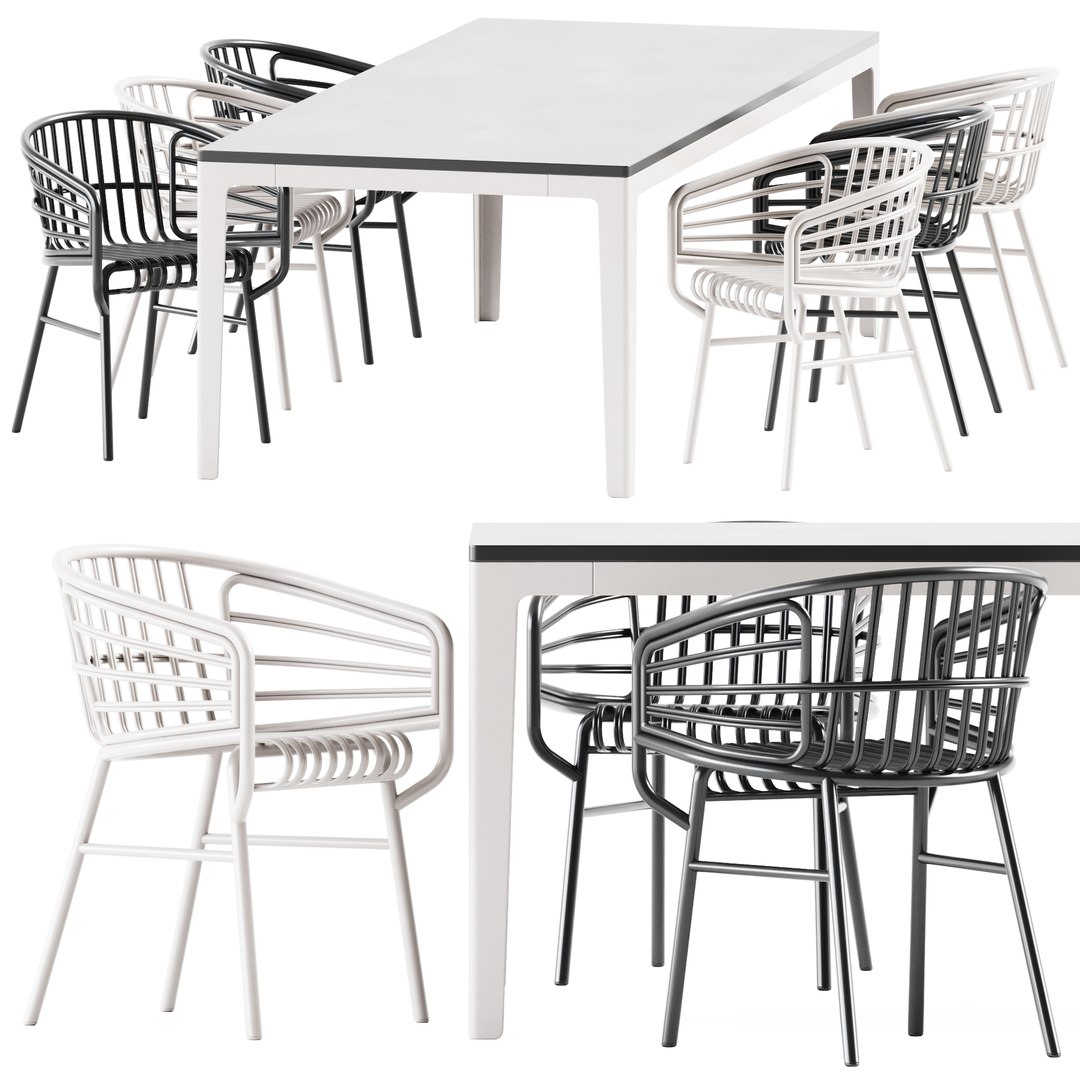 Pop Table By DesignByThem And Raphia Alluminio Chair By Casamania Horm ...