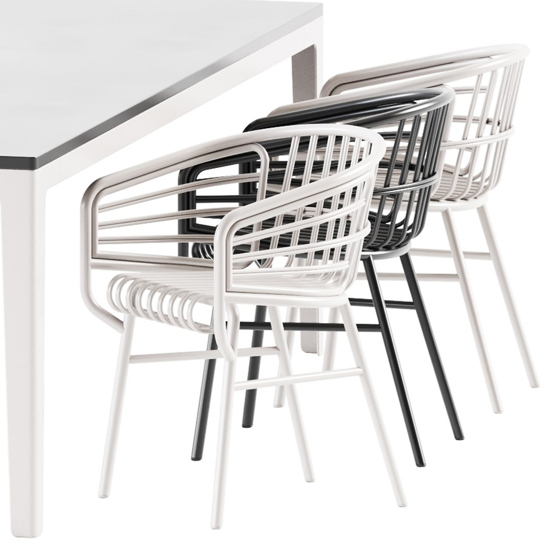 Pop Table By DesignByThem And Raphia Alluminio Chair By Casamania Horm ...