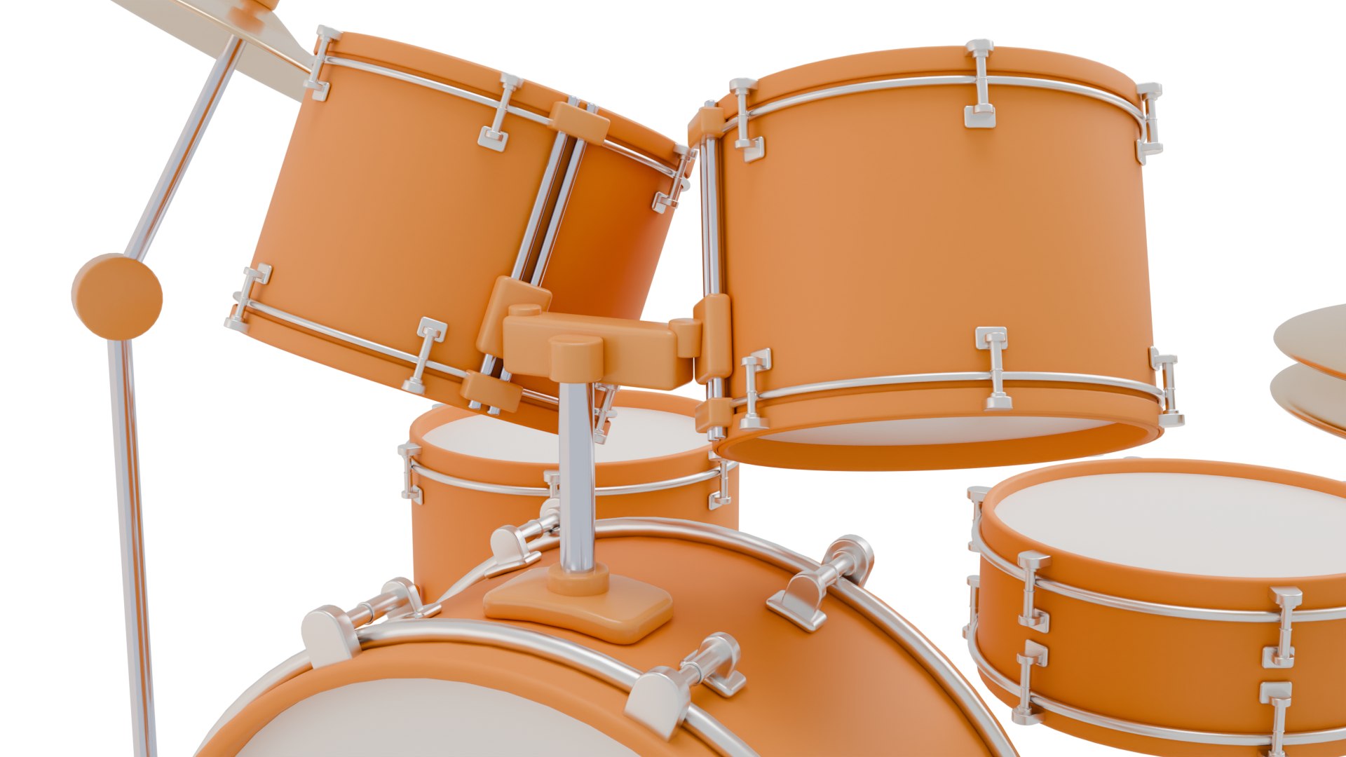 3D Drum Set - TurboSquid 2212881
