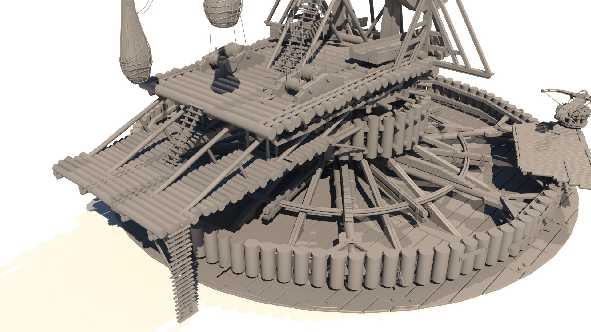 Fantasy Trebuchet Model - TurboSquid 1595554