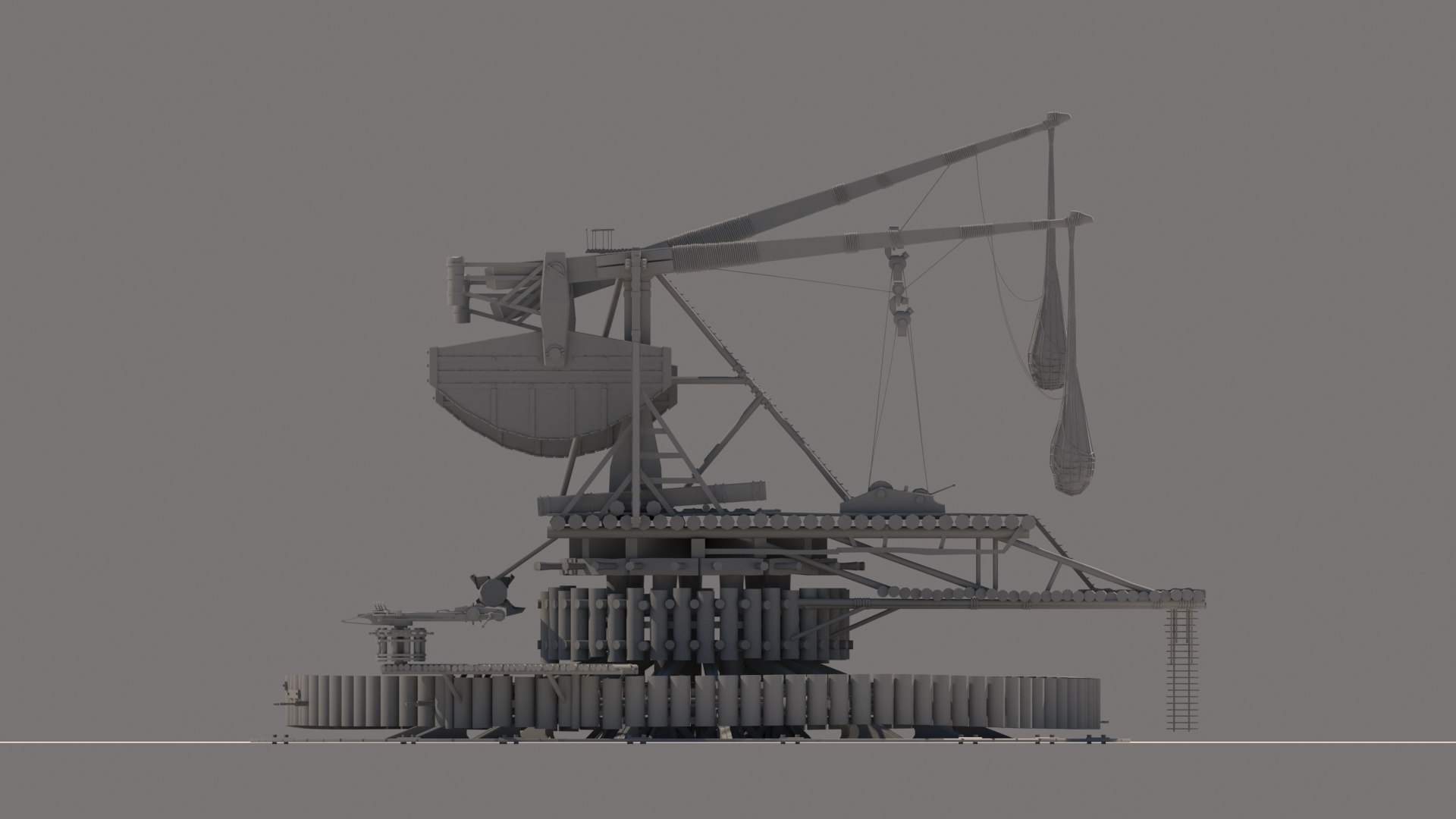 Fantasy Trebuchet Model - TurboSquid 1595554