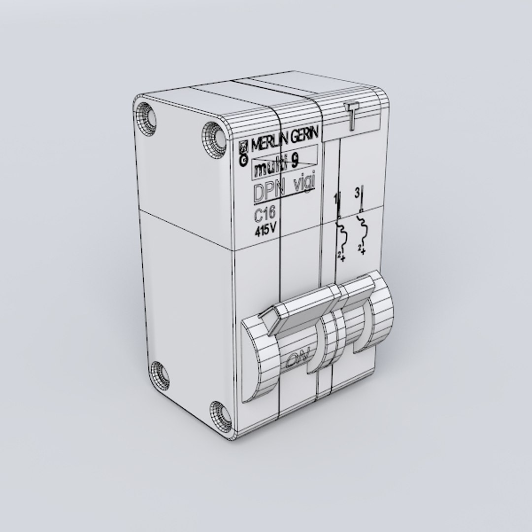 3d Model Circuit Breaker