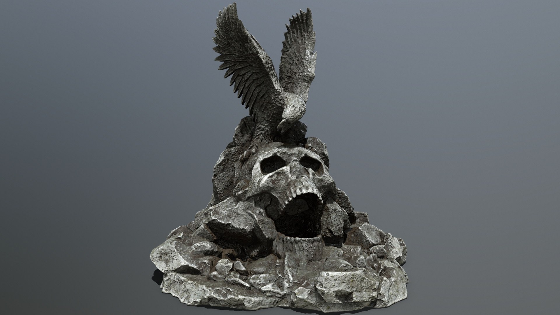 3D Skull Gate - TurboSquid 1448914