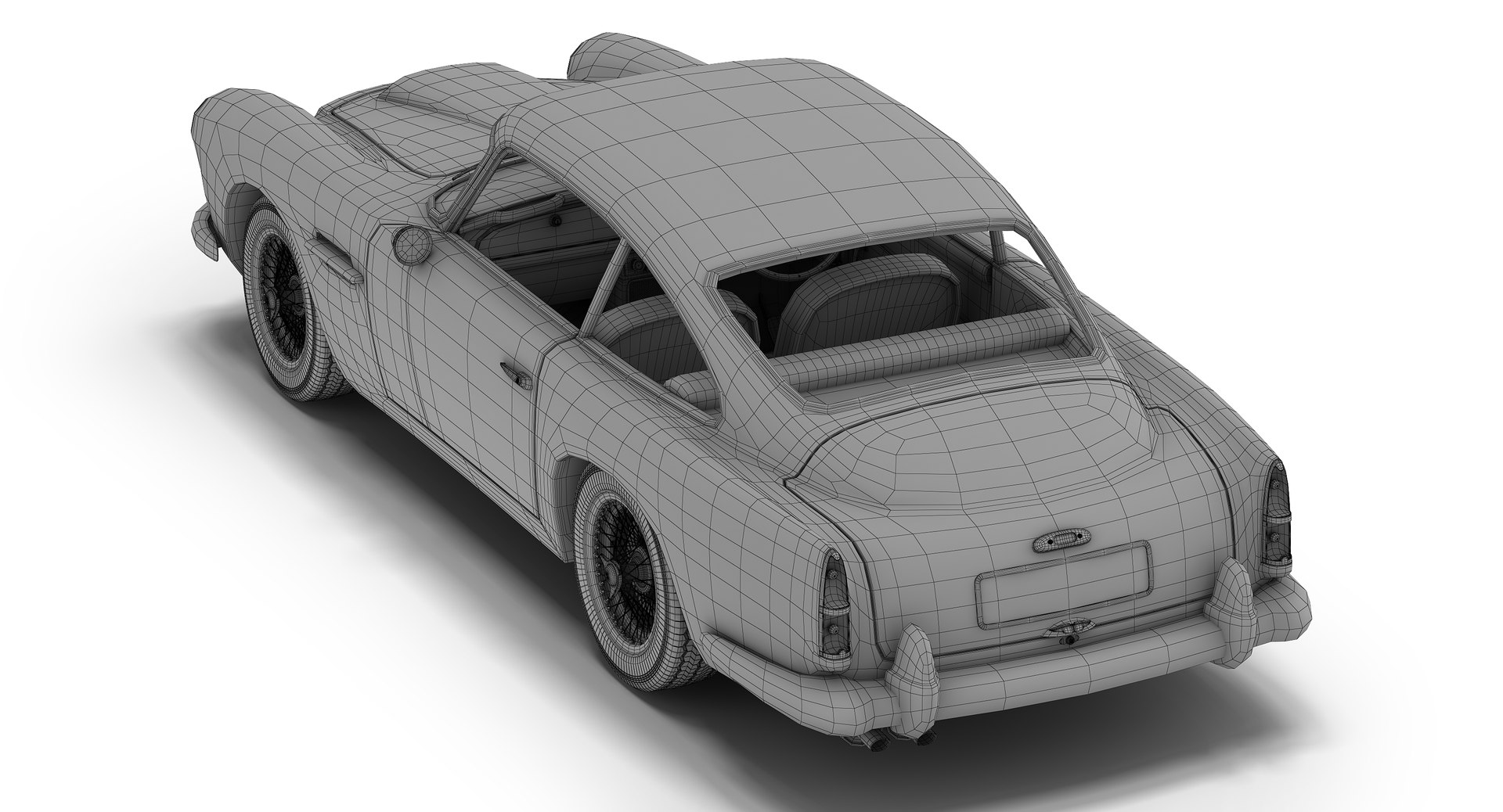 3d Aston Martin Db4 Model