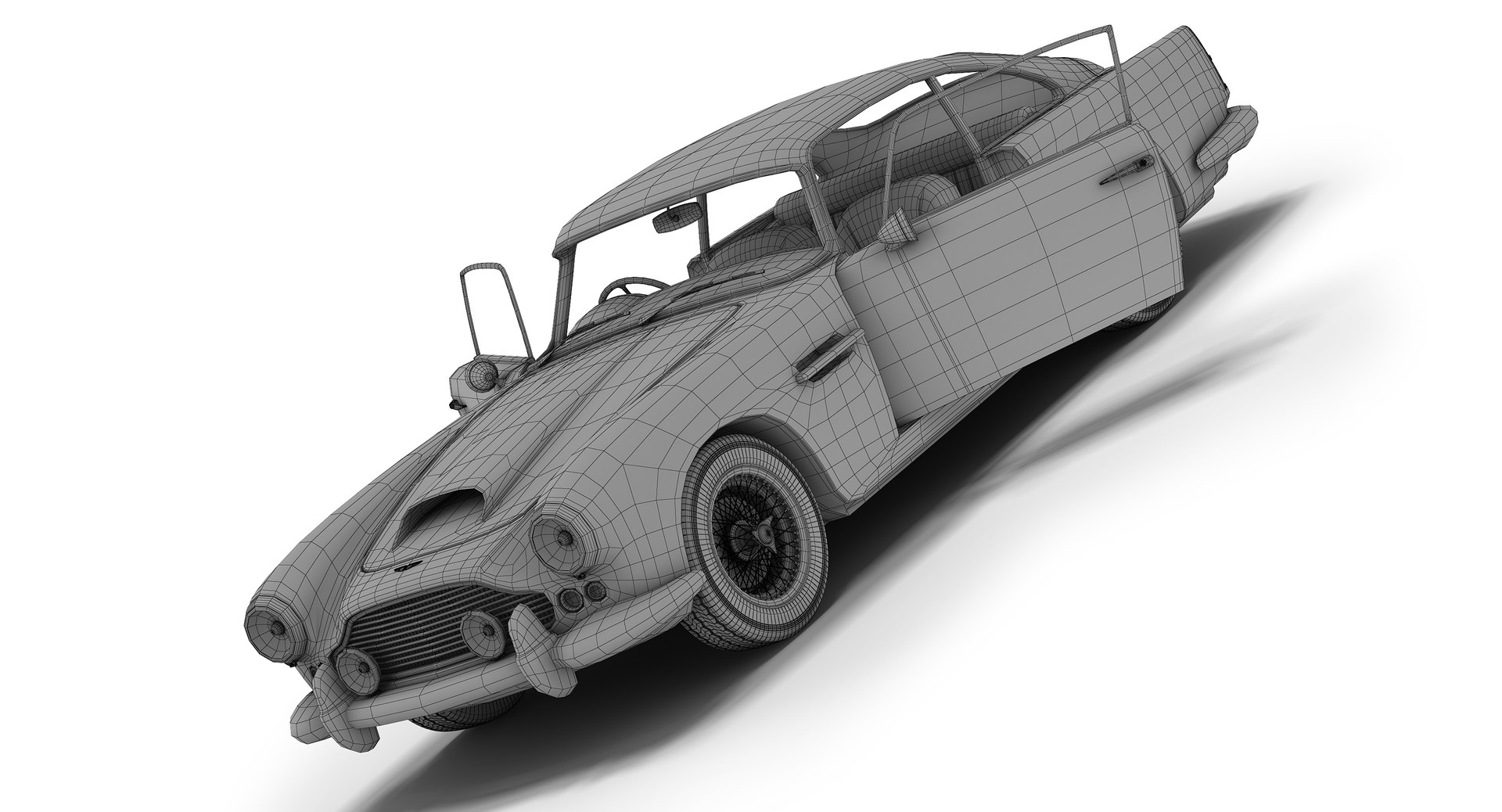 3d Aston Martin Db4 Model