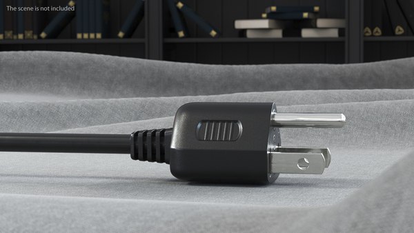 modelo 3d Electric Plug USA Type B Grounded - TurboSquid 2042617