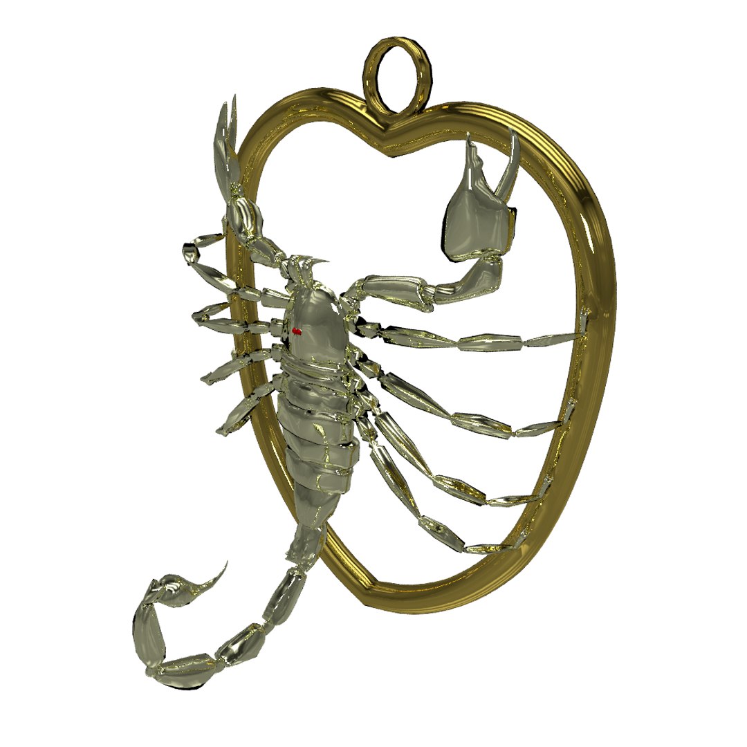 3d Zodiac Scorpio Sign