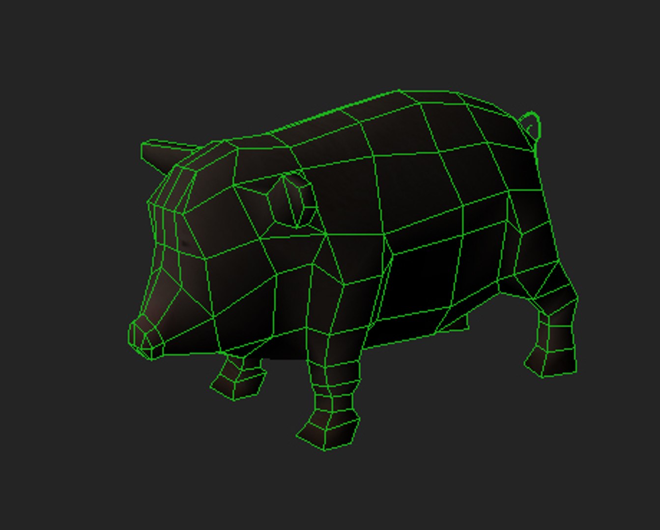 Pig Polys 3d Model