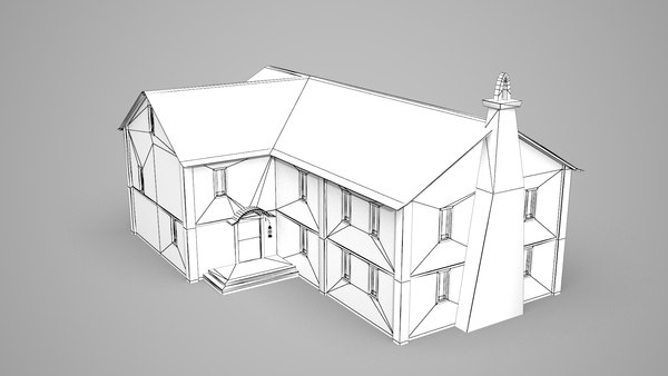 Old single family house 3D model - TurboSquid 1786731