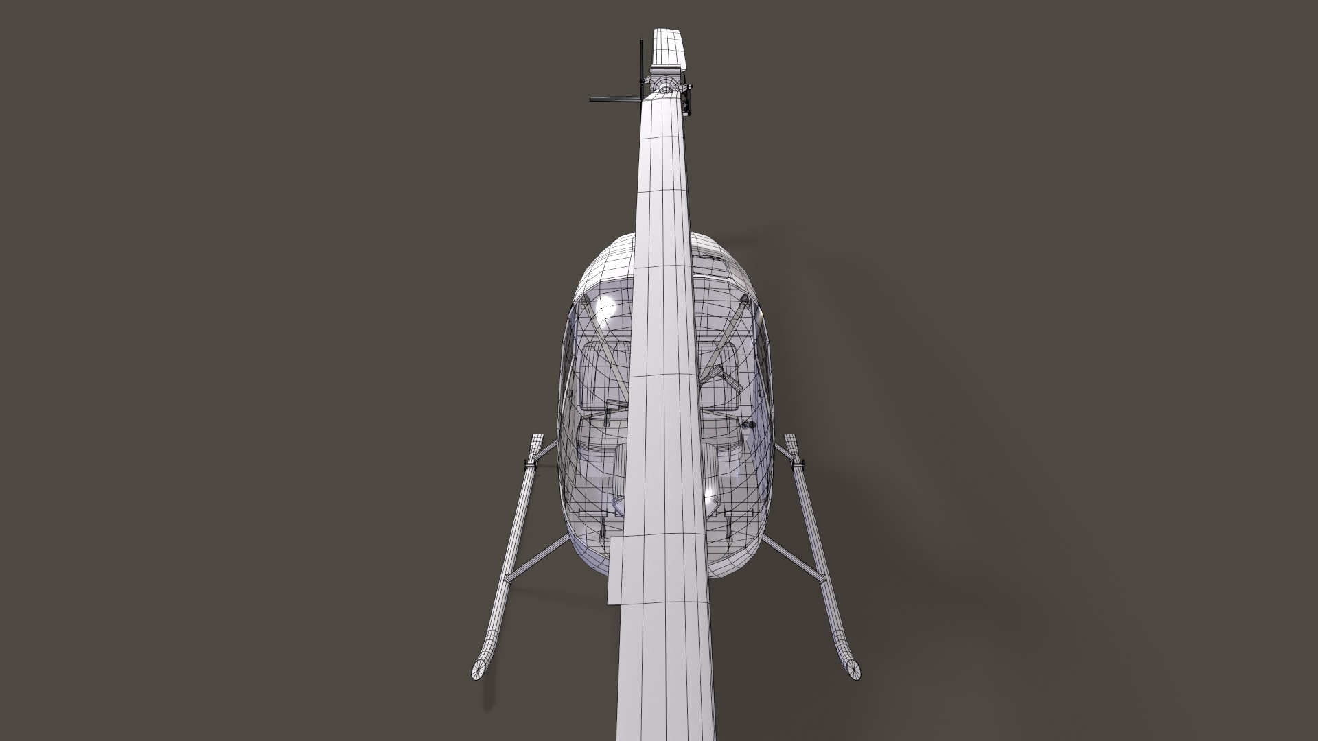 Robinson R22 Blue Static Model - TurboSquid 1852463