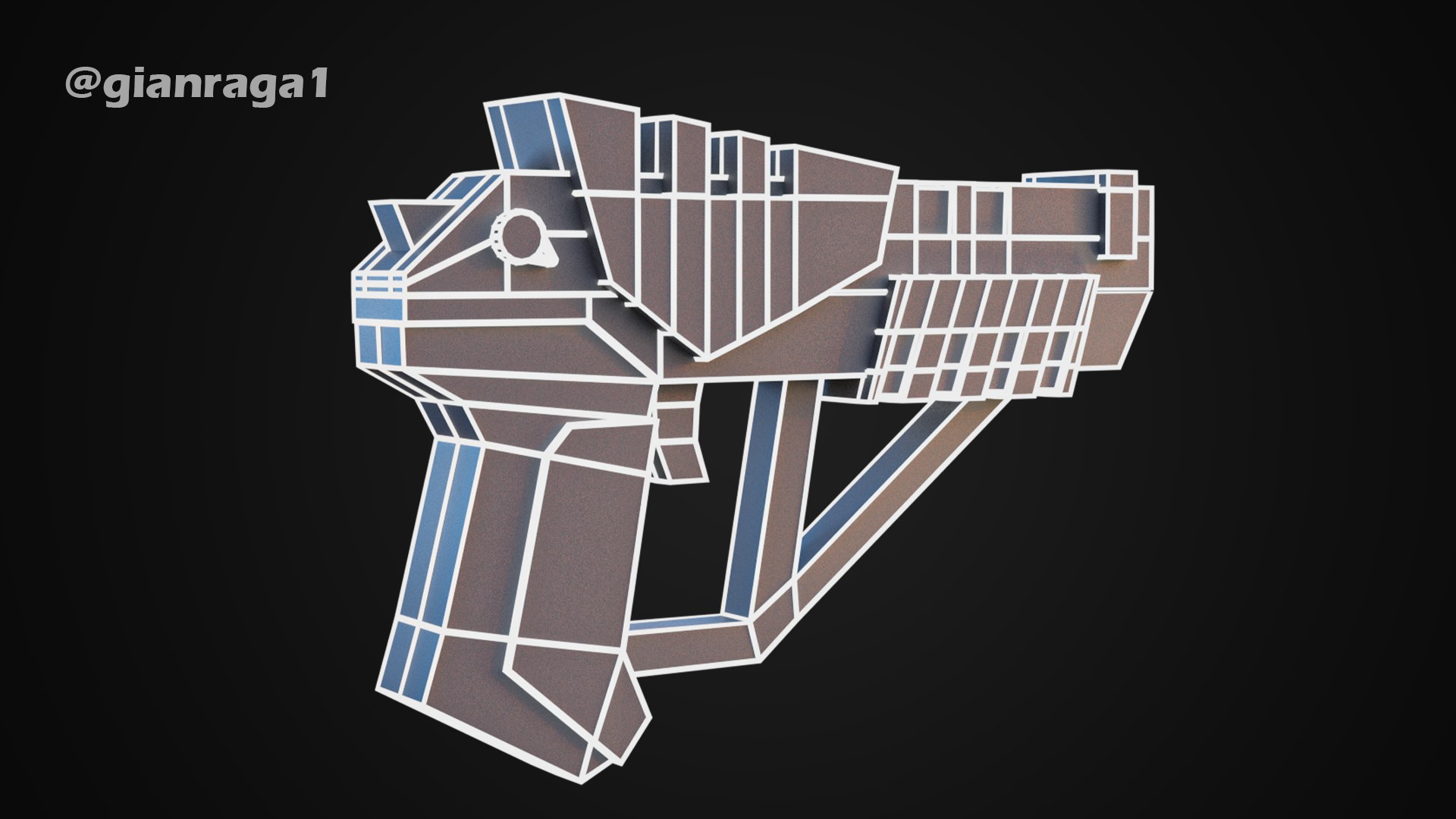 Sci-fi Gun G3 3D Model - TurboSquid 1806042