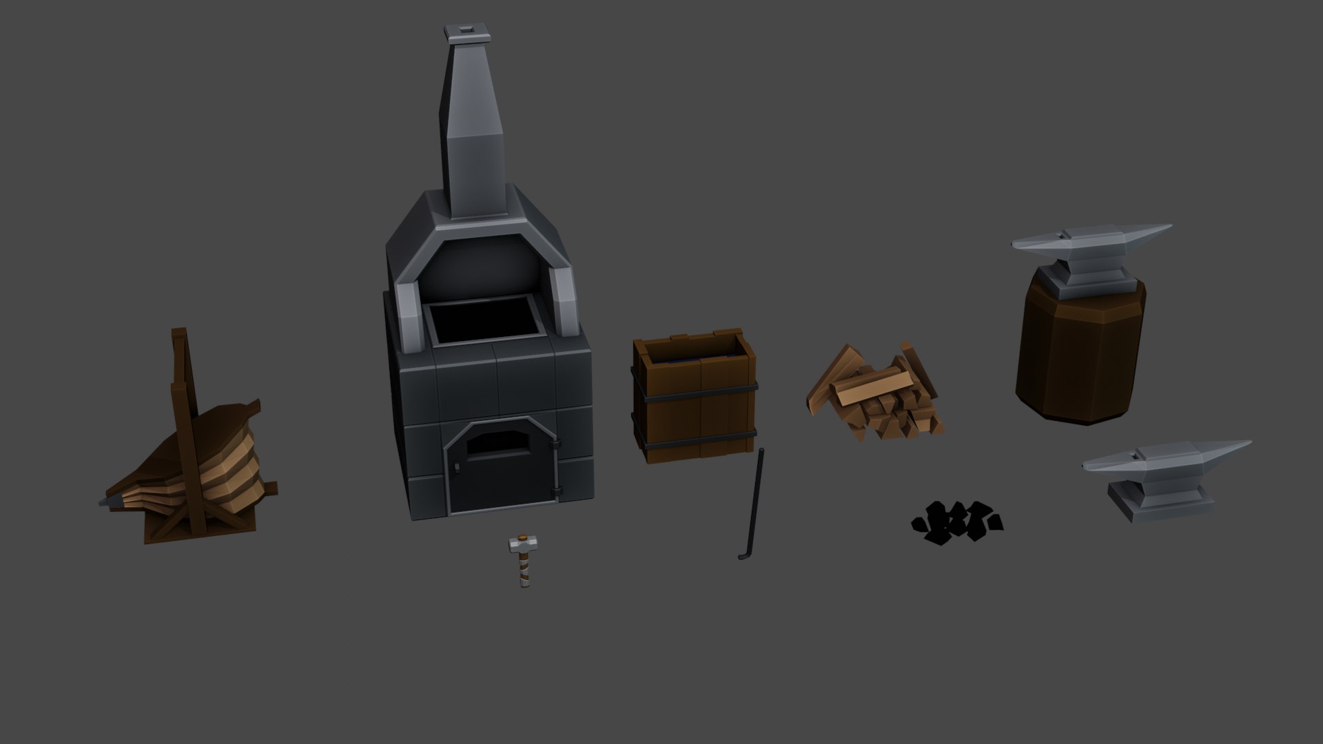 Free Crafting Free Pack 3D Model - TurboSquid 2141114