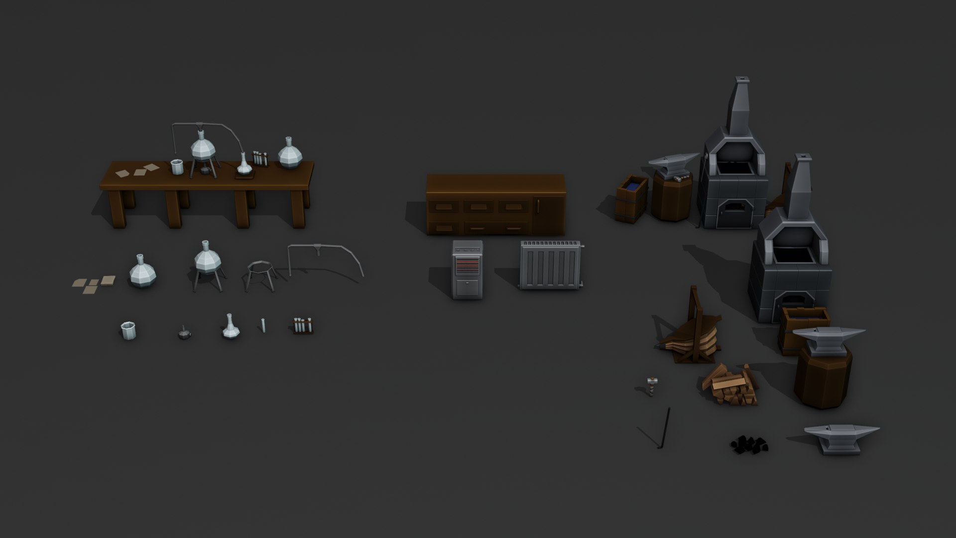 Free Crafting Free Pack 3D Model - TurboSquid 2141114