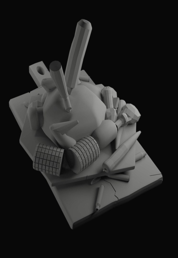 Winner Trophy Pubg 3D Model - TurboSquid 1275927