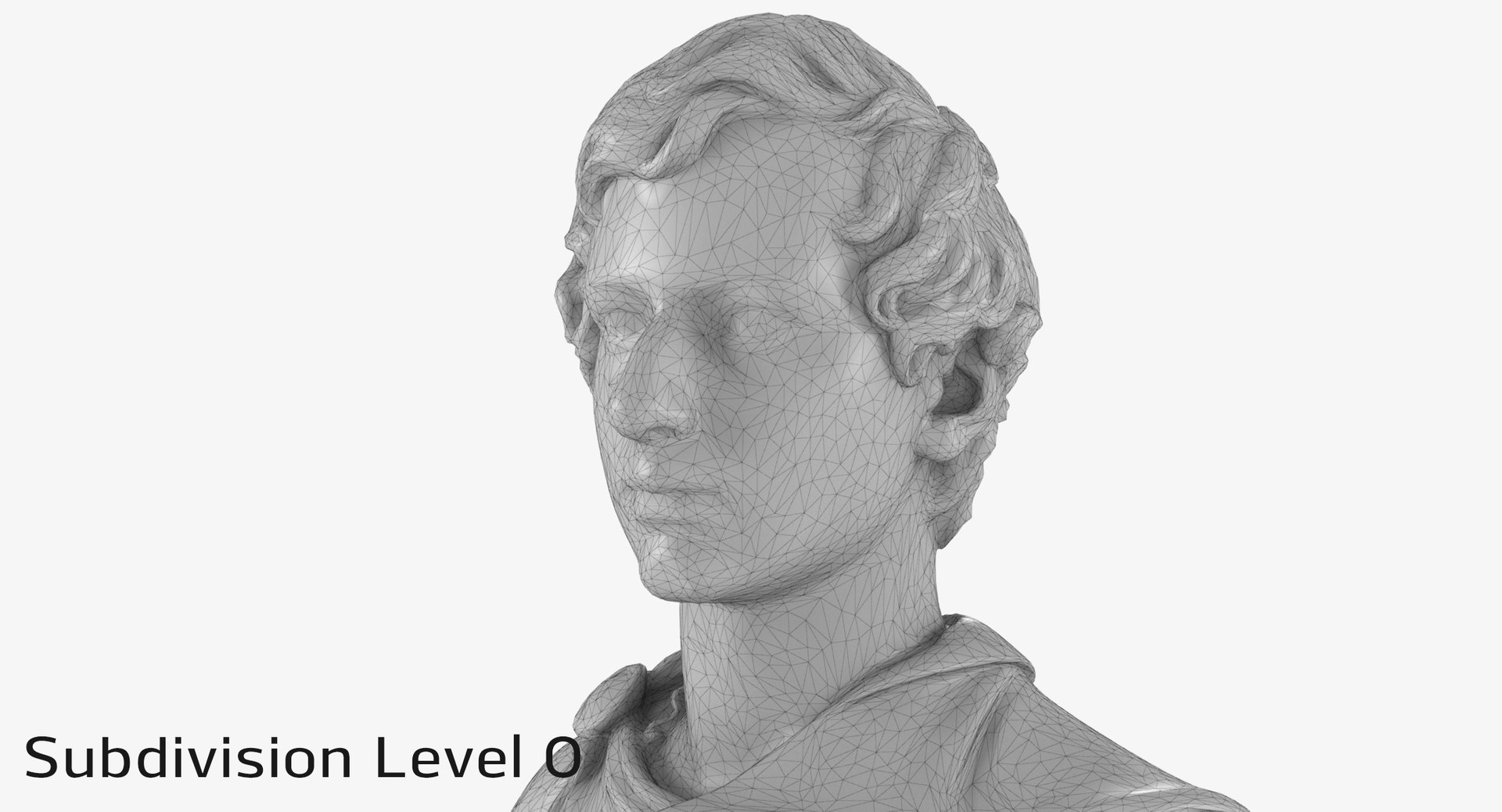 Young Man Frederick Bust 3D - TurboSquid 2471937