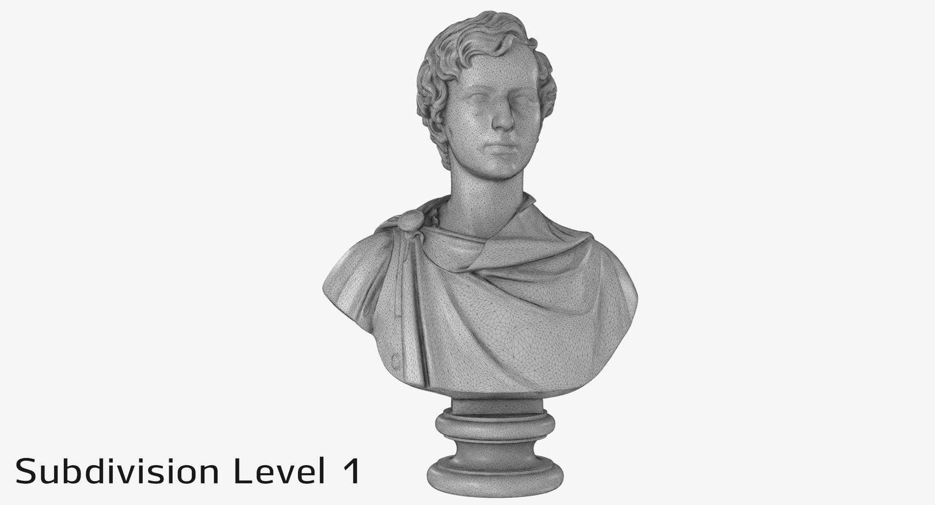 Young Man Frederick Bust 3D - TurboSquid 2471937