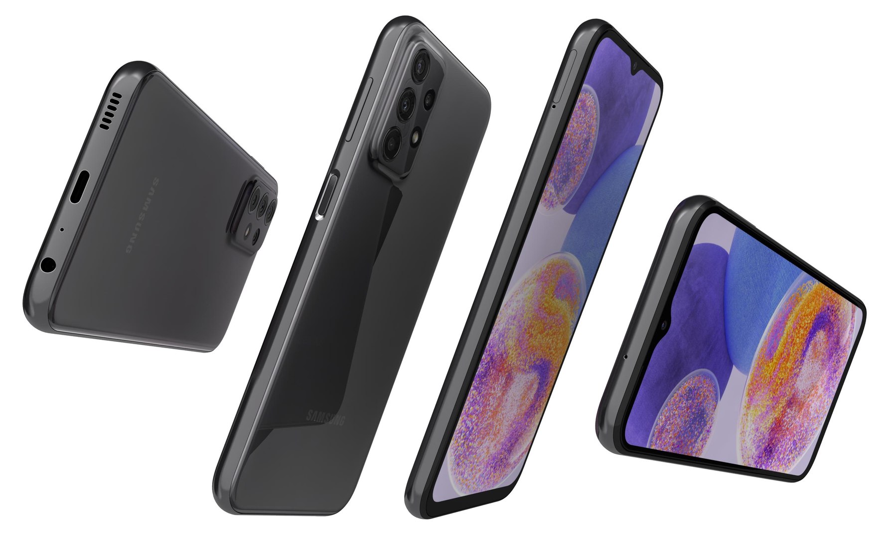 3D Samsung Galaxy A23 Black - TurboSquid 1869222