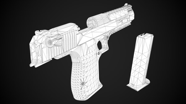 3D model Desert Eagle PBR Worn Low-poly 3D model - TurboSquid 1781722