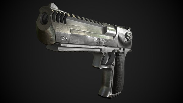 3D model Desert Eagle PBR Worn Low-poly 3D model - TurboSquid 1781722