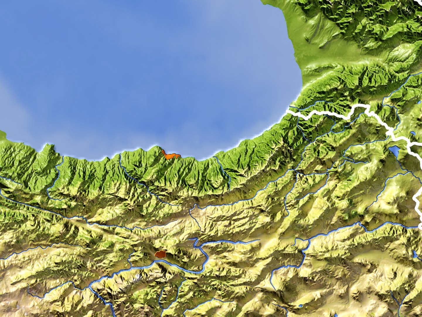 Turkey Resolution Relief Maps 3d Model