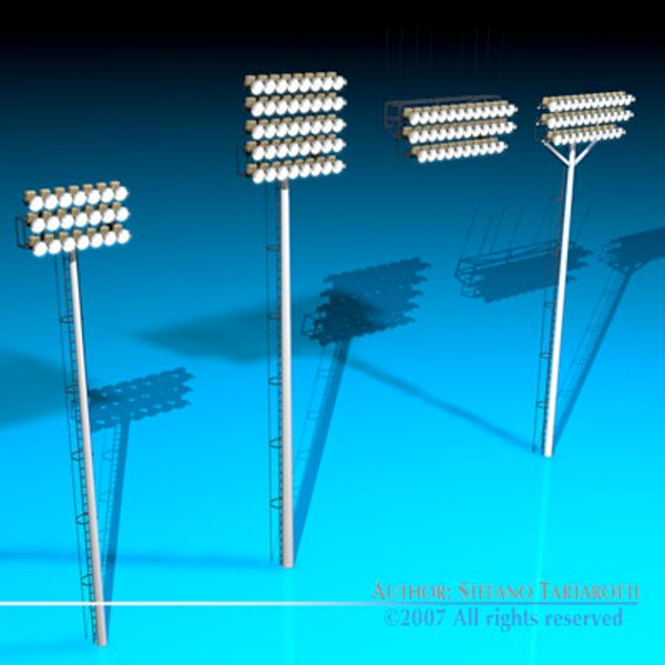 3d stadium lights box large
