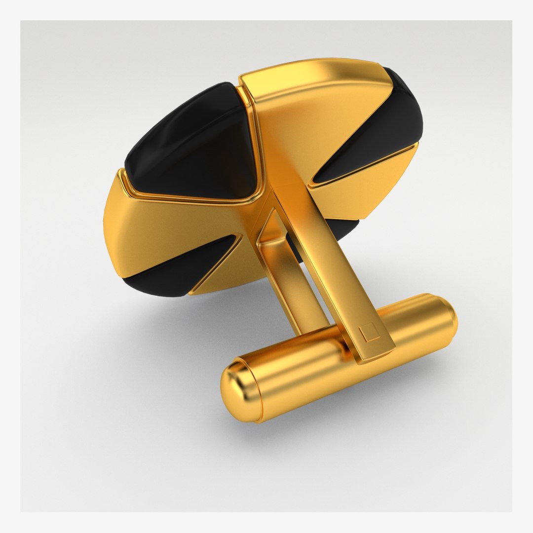 cufflinks collada dae 3d model