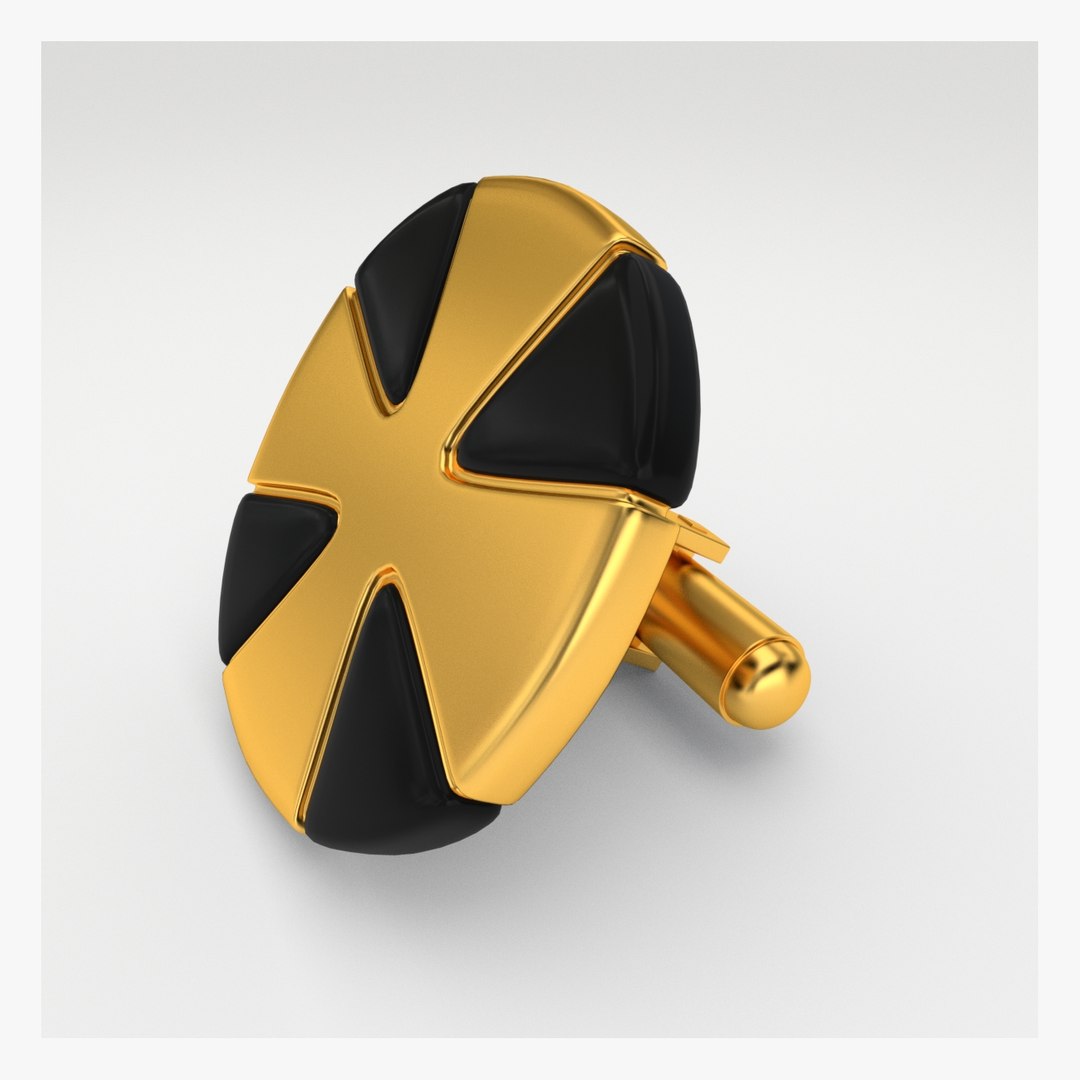 cufflinks collada dae 3d model