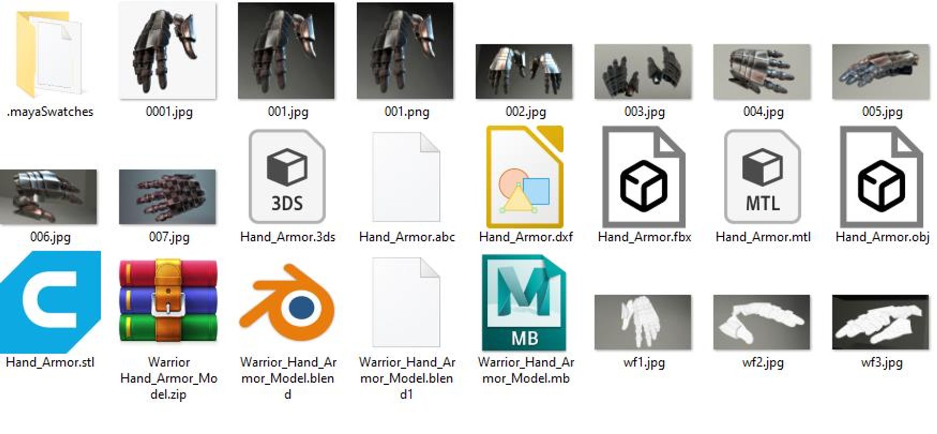 Warrior Hand Armor Model - TurboSquid 1721377