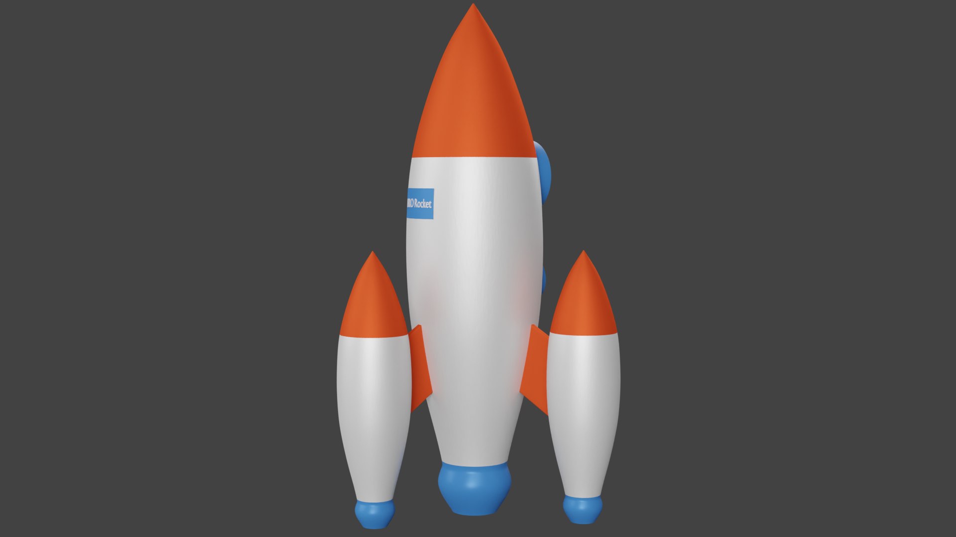 3D Cartoon Rocket - TurboSquid 2229298