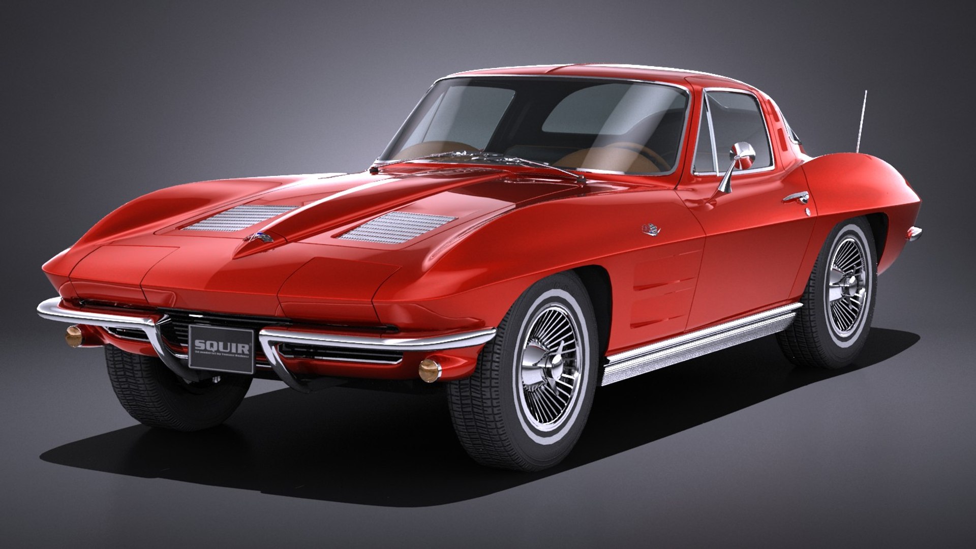 Chevrolet Corvette C2 3D Model - TurboSquid 1341292