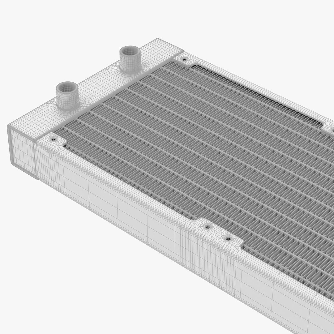 Liquid Cooling Radiators 360 Mm 3D Model - TurboSquid 2348309