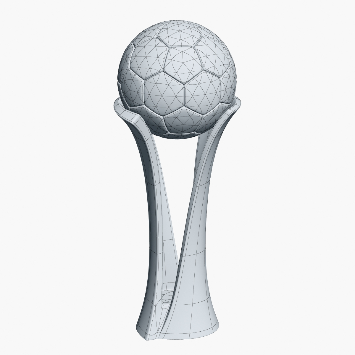 3d model football award cup