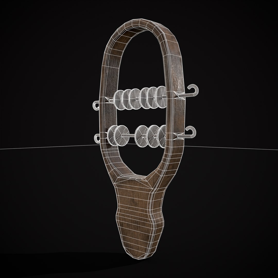 Small Wooden Baby Rattle 3D model - TurboSquid 2052882