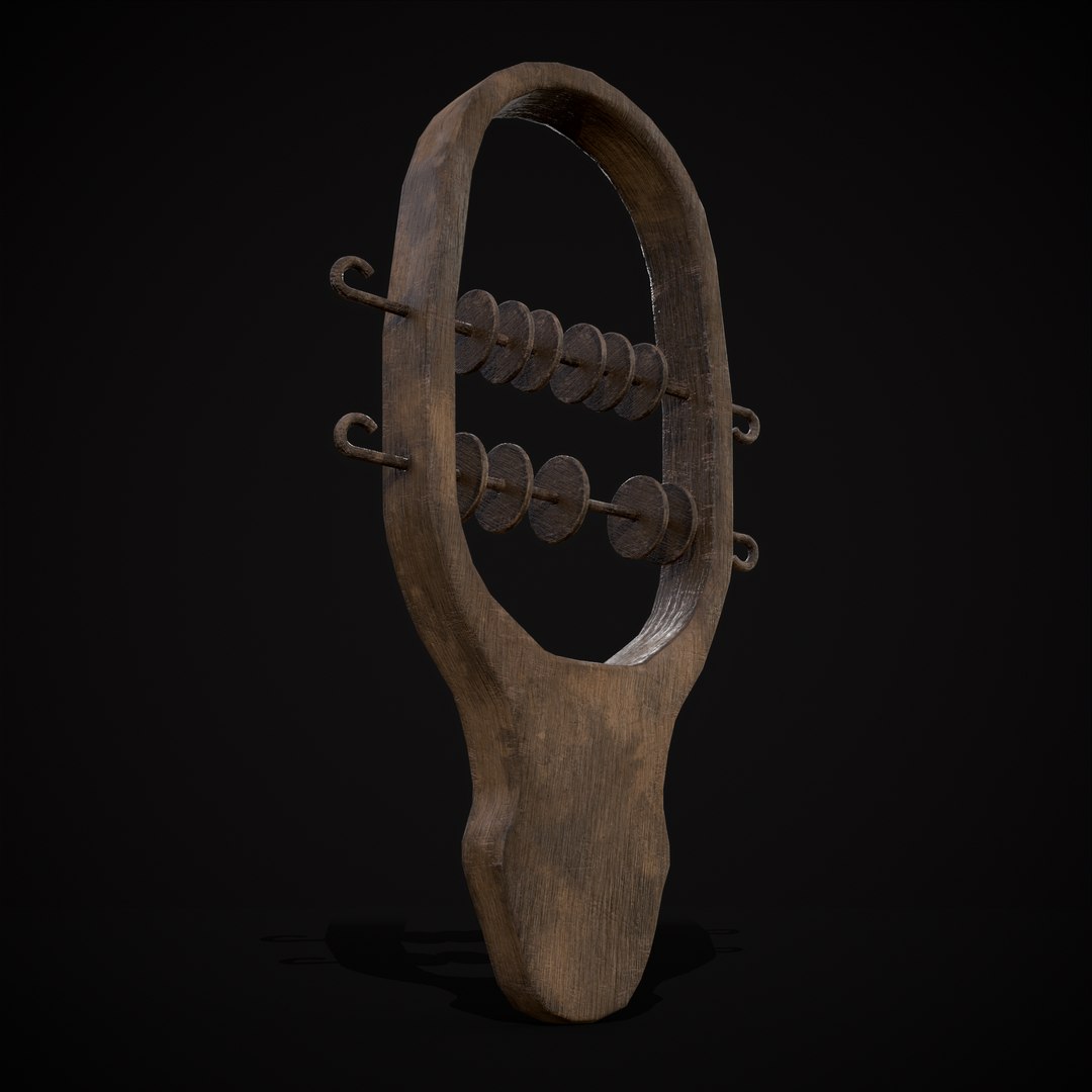 Small Wooden Baby Rattle 3D model - TurboSquid 2052882