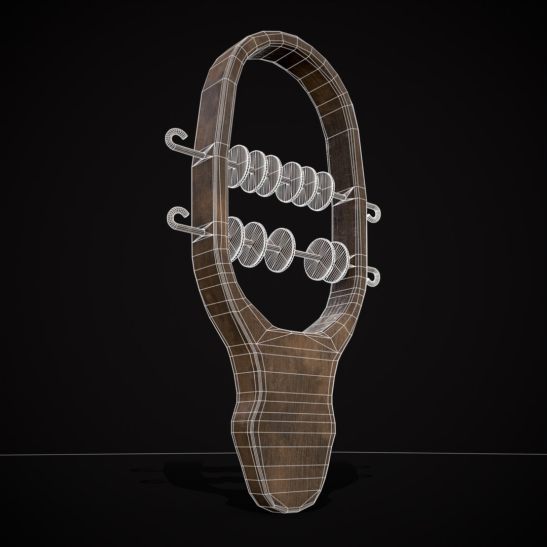 Small Wooden Baby Rattle 3D model - TurboSquid 2052882