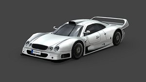 Free 3D Mercedes-Benz-Clk-Gtr Models | TurboSquid