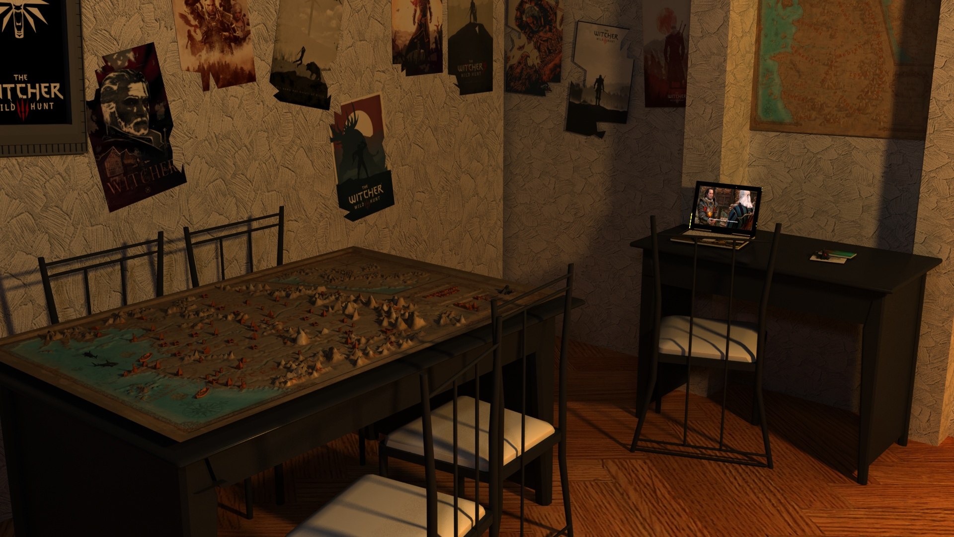 3D Room Witcher - TurboSquid 1328100