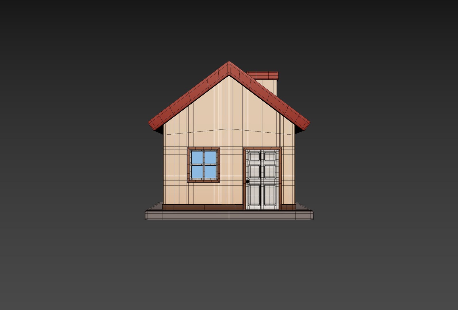 Cartoon House Model - TurboSquid 2271579