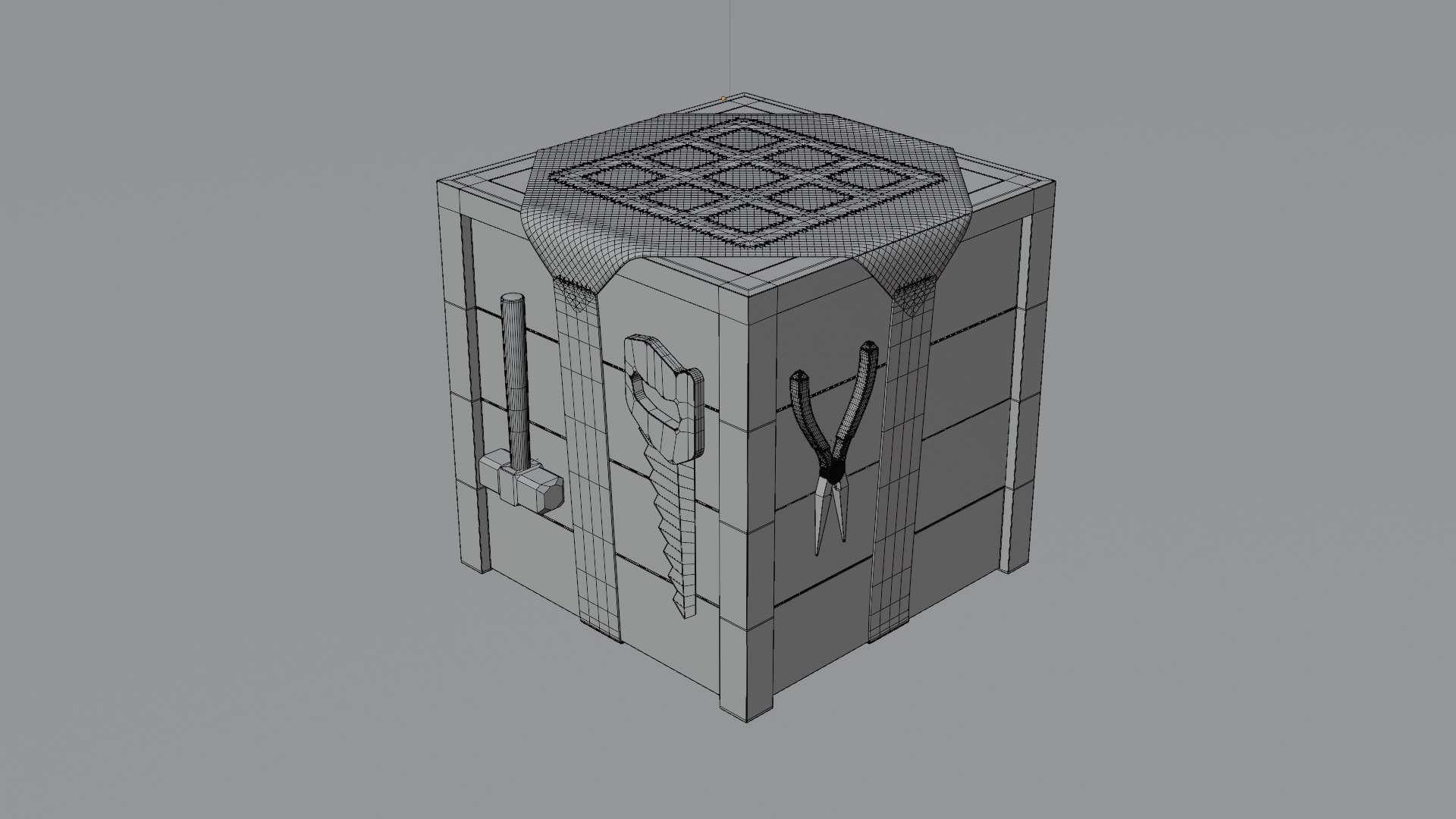 Minecraft Crafting Table 3D Model - TurboSquid 1965497