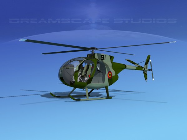 Hughes Oh-6 3D Models for Download | TurboSquid