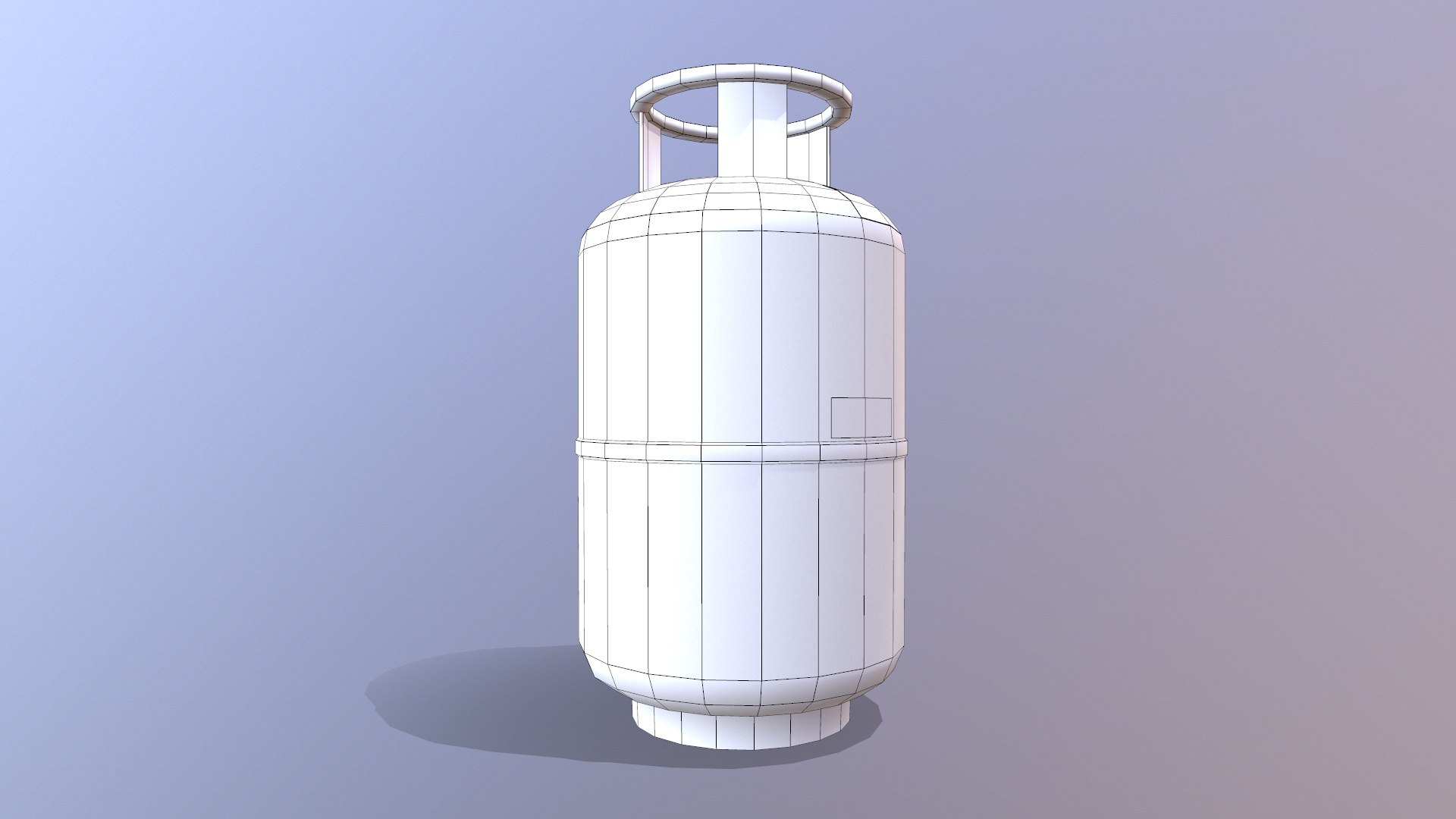 3D Model GAS Cylinder - TurboSquid 2286905