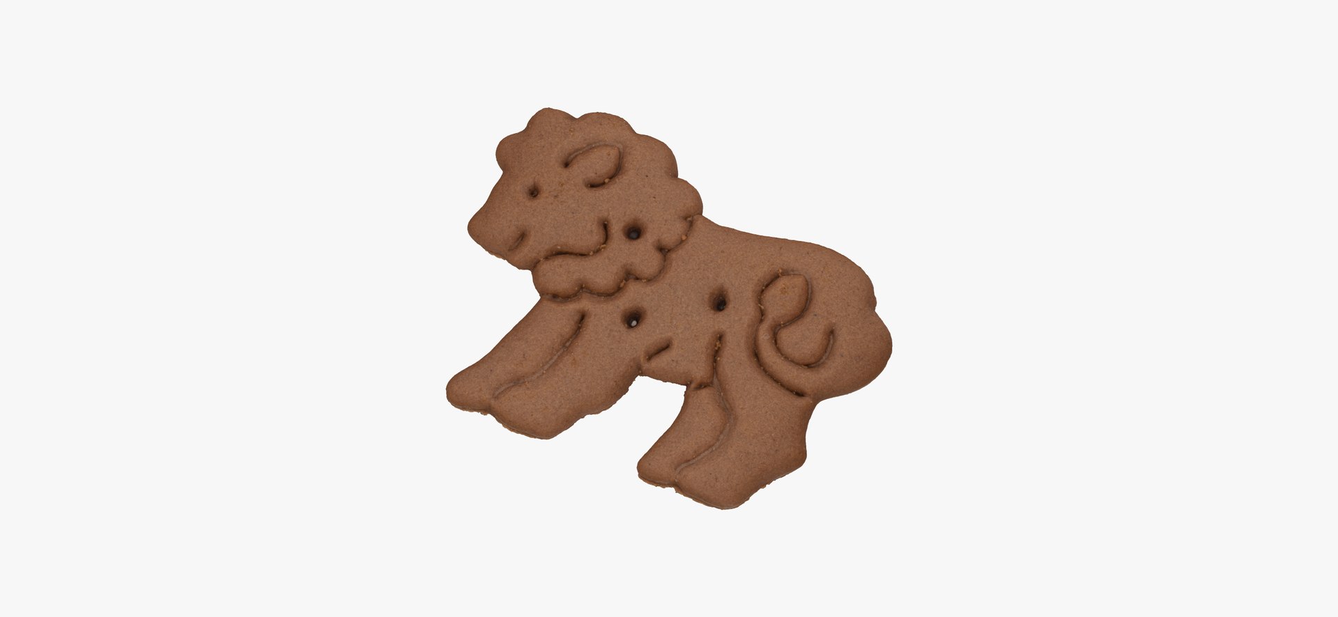 Cocoa lion cookie 01 3D model - TurboSquid 1706256