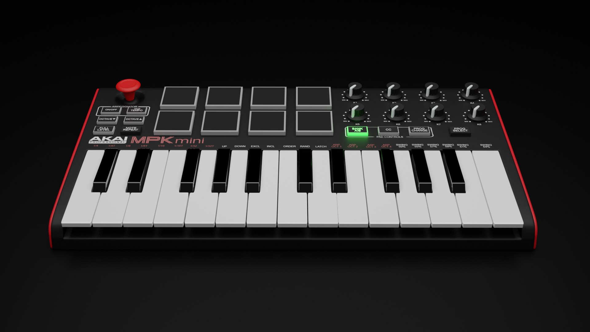 Akai Mpk Mini Mk2 3D - TurboSquid 1435939