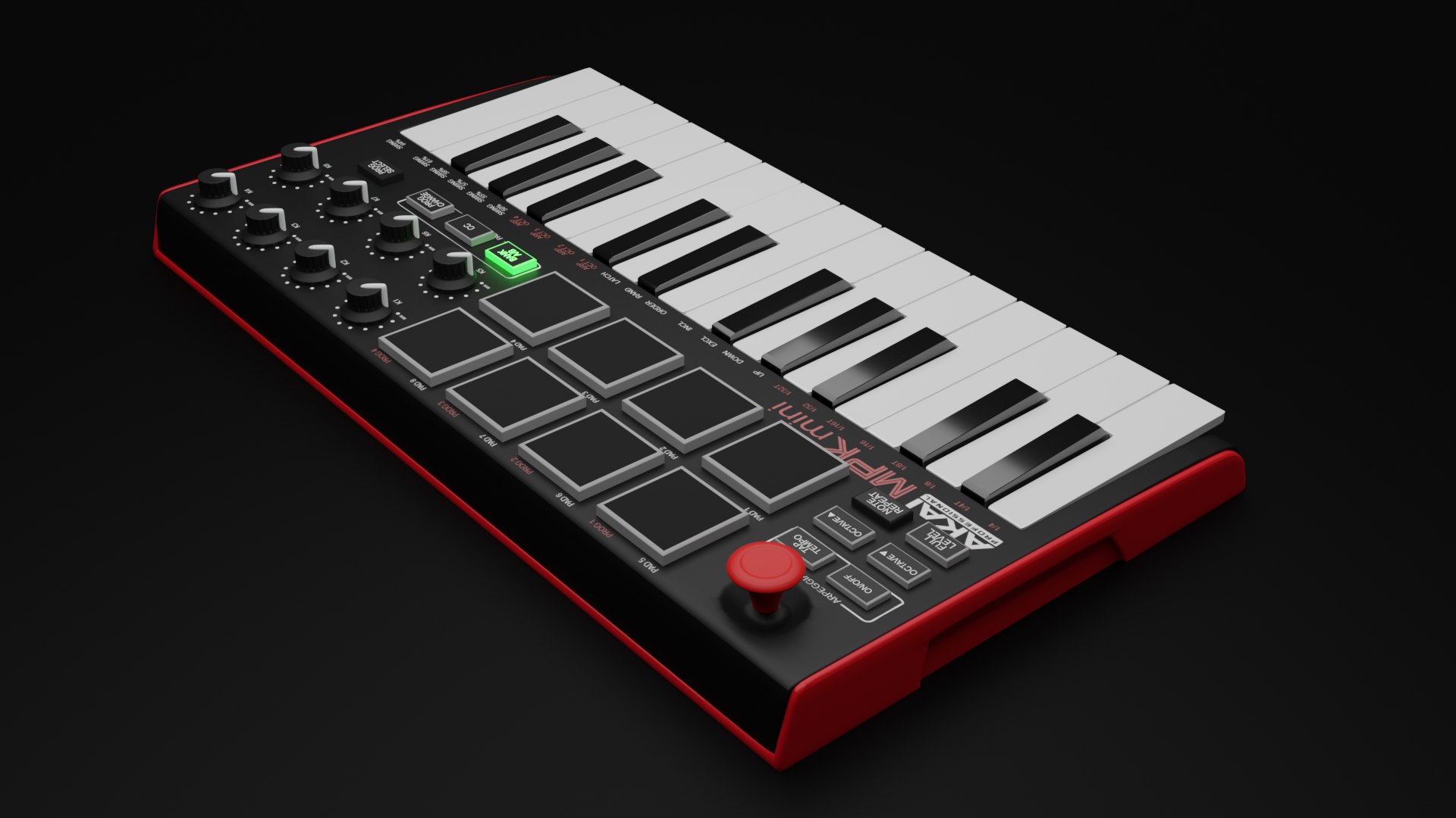 Akai Mpk Mini Mk2 3D - TurboSquid 1435939