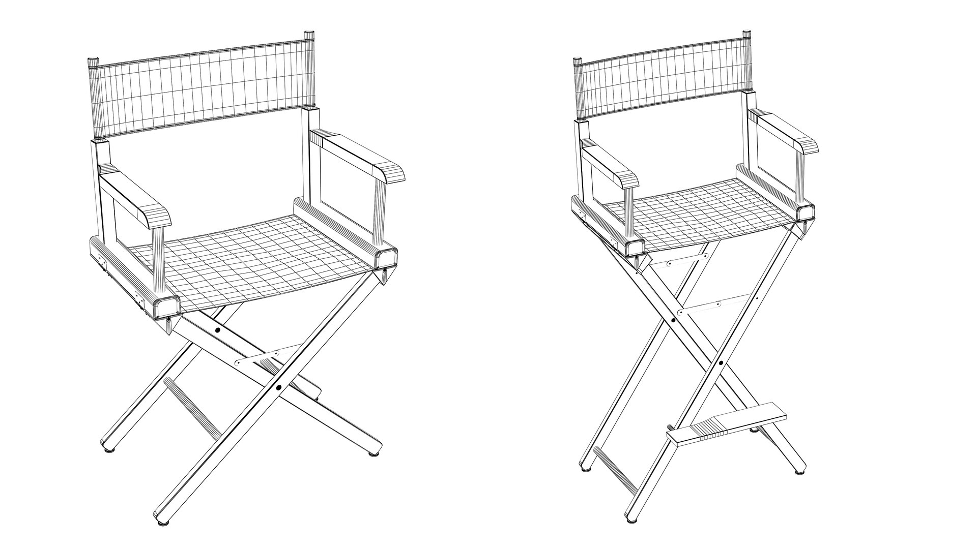 Director Chair 3D Model - TurboSquid 1829719