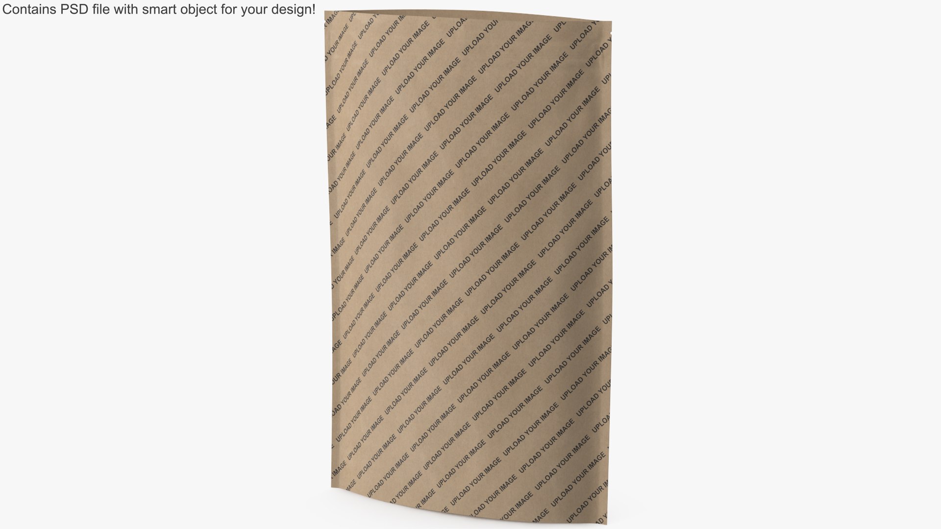 Zipper kraft paper bag 3D model - TurboSquid 1712523