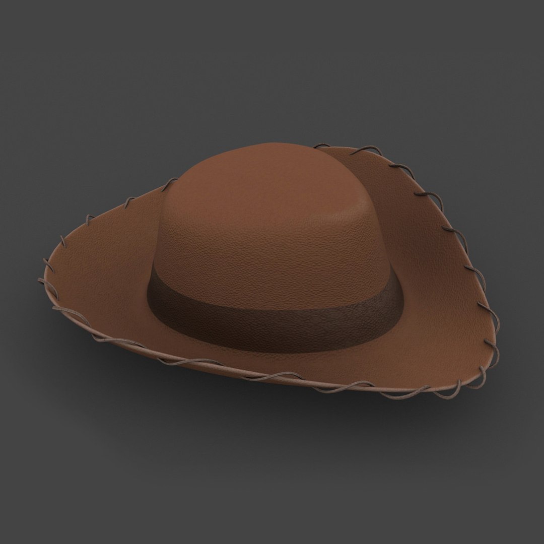 HAT-002 Cowboy Hat 3D Model - TurboSquid 1869355