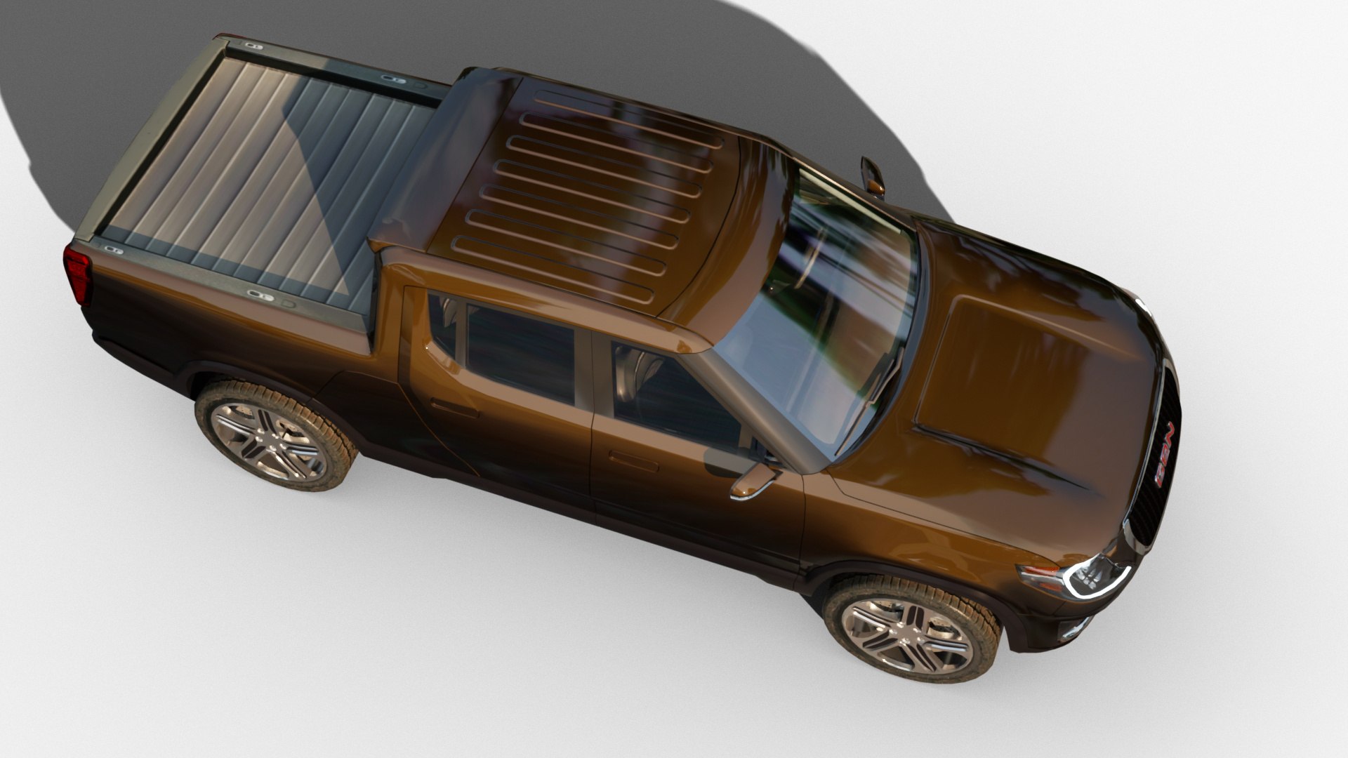 Generic Pickup V25 3D Model - TurboSquid 1826216