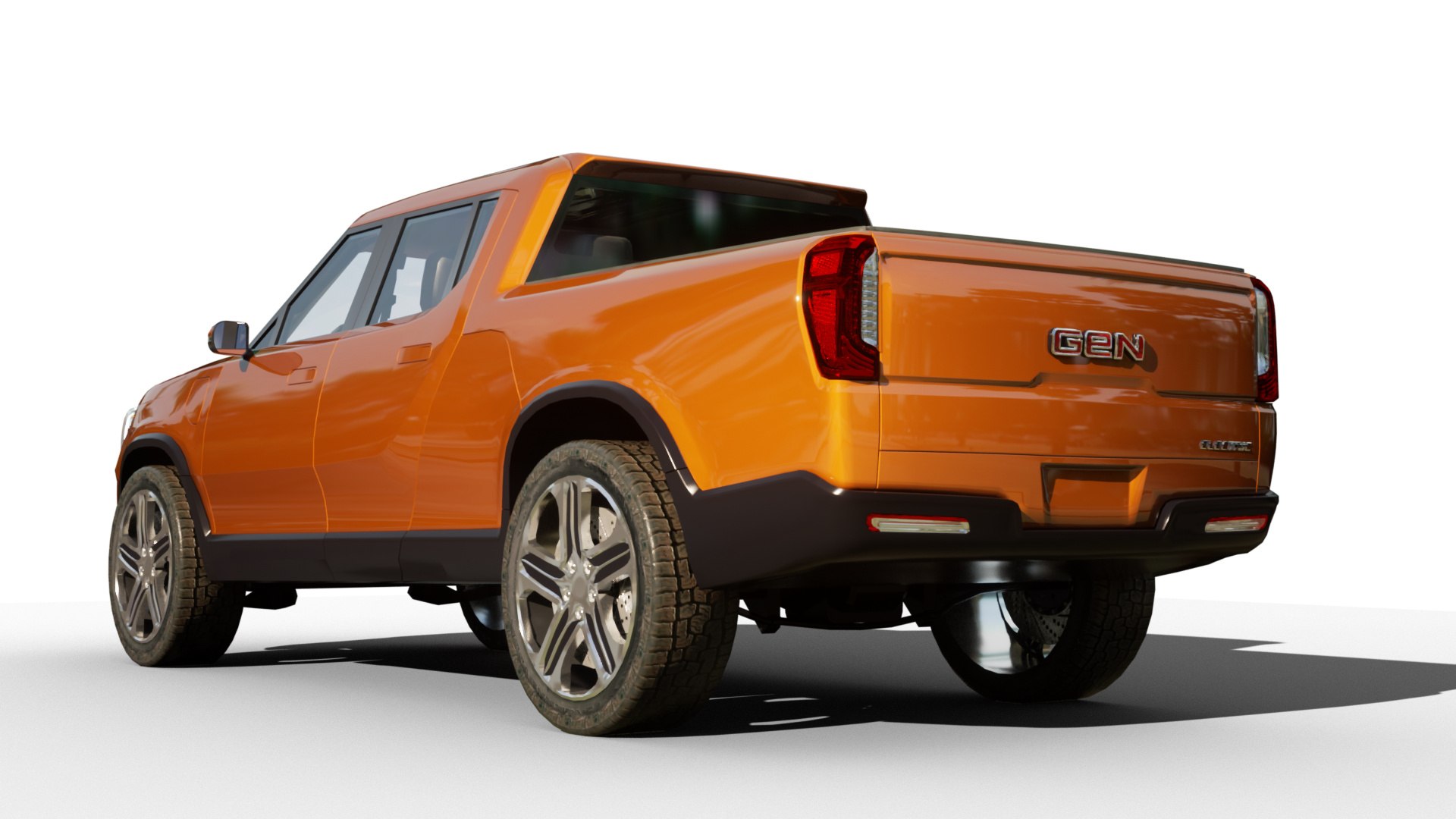 Generic Pickup V25 3D Model - TurboSquid 1826216