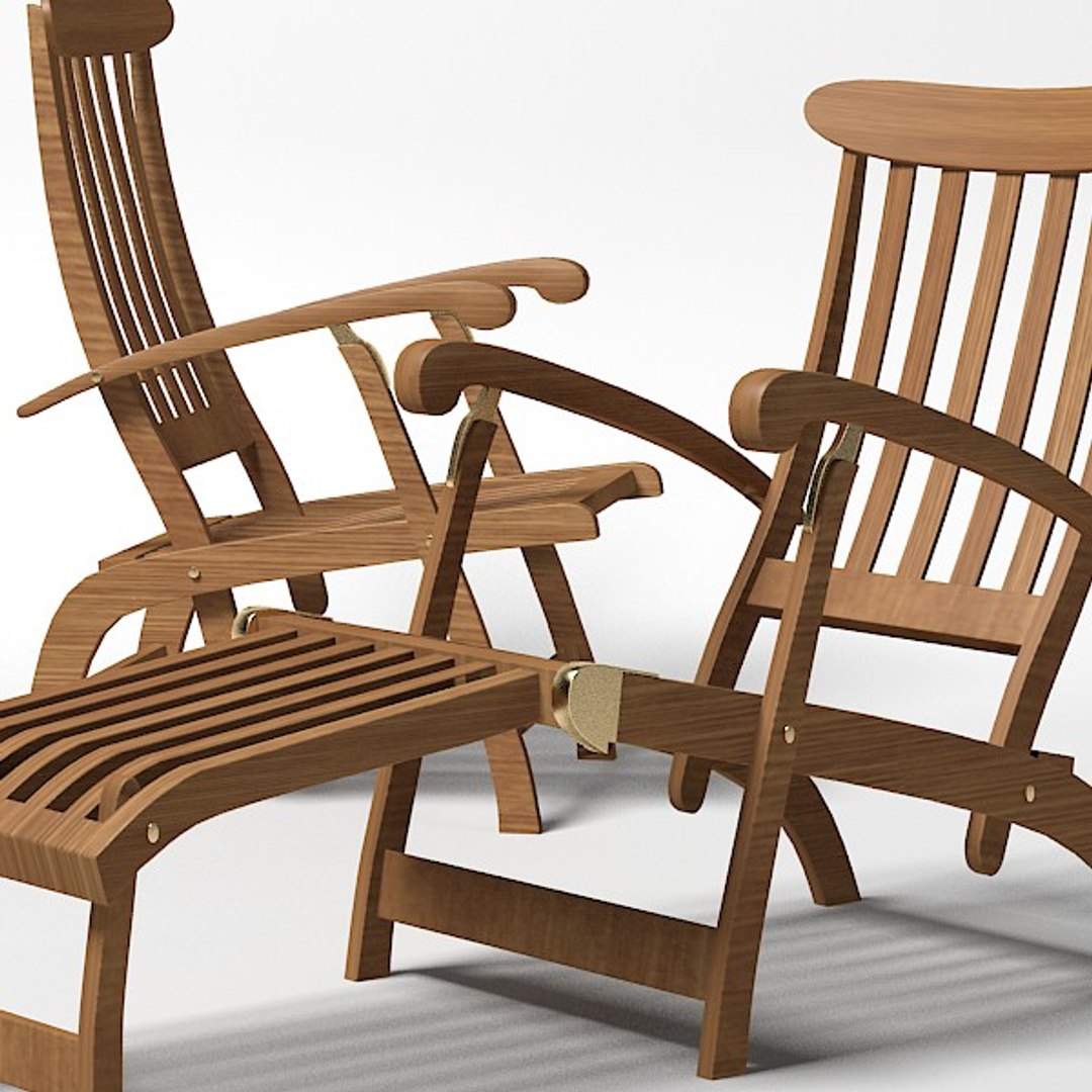 Beach Pool Furniture 3d Model